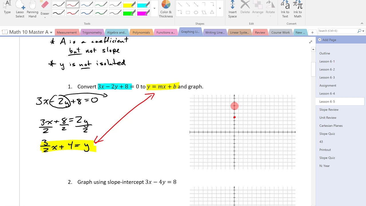 May 23 Block A Converting Between Forms - YouTube