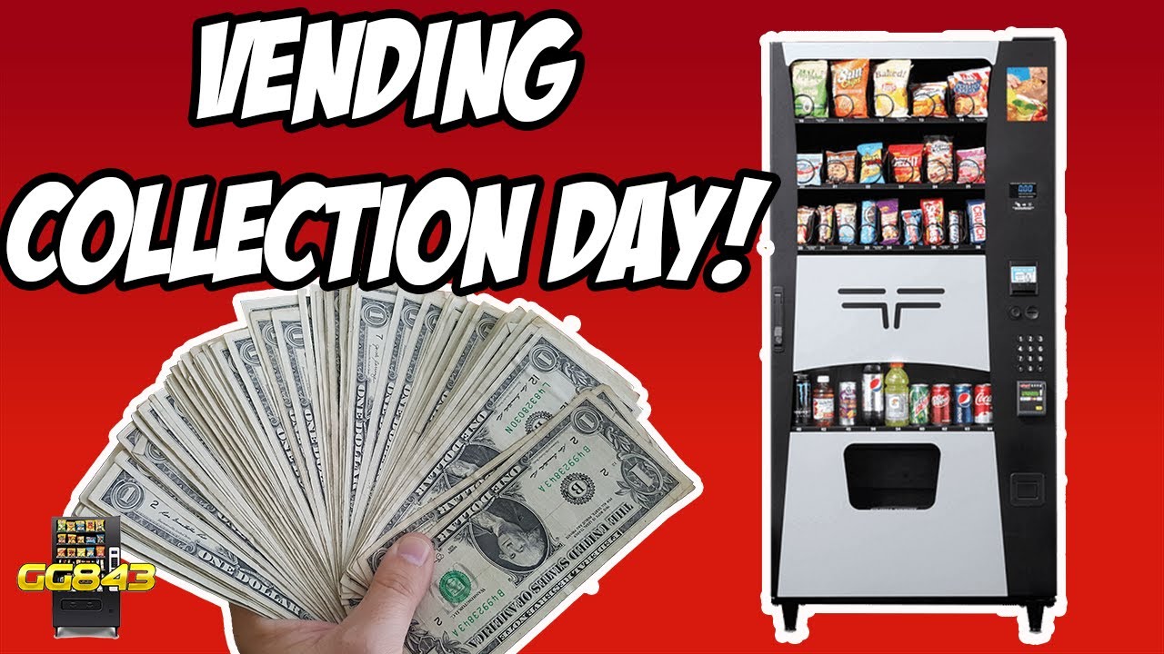 Vending Machine Collection Day - End OF Month Money Collection At Our ...