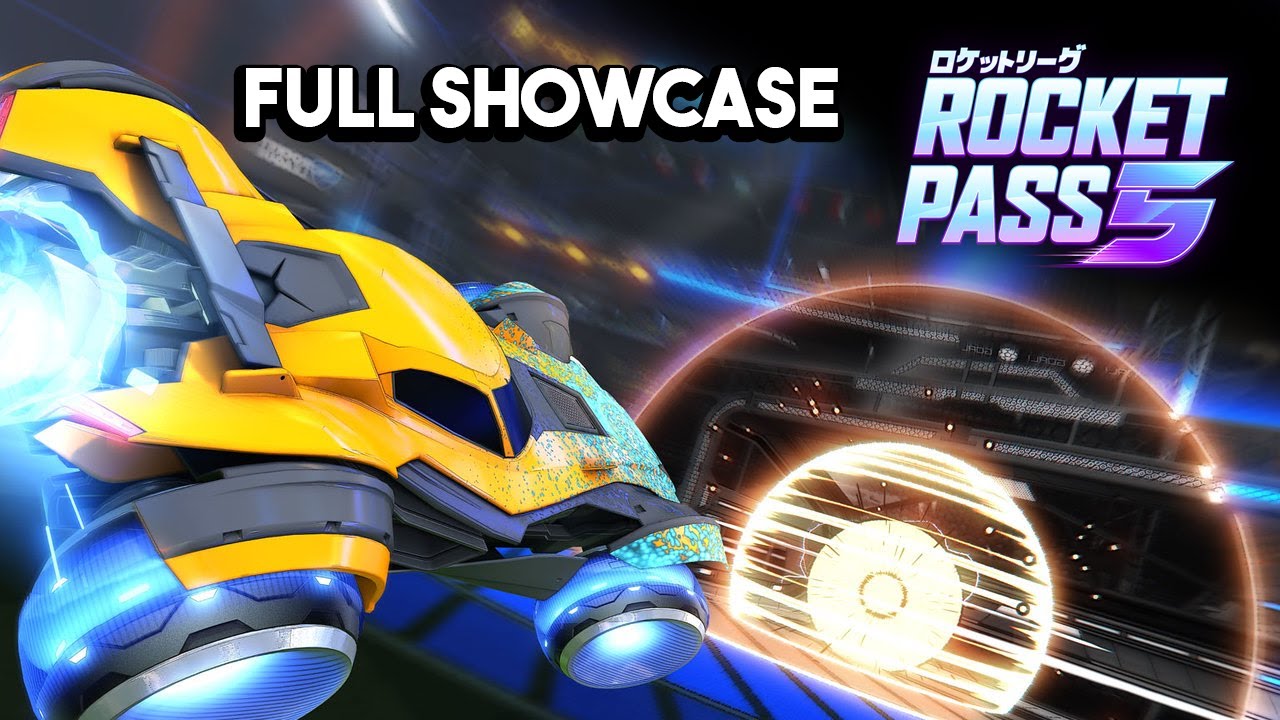 Rocket League - Rocket pass 5 FULL Showcase - YouTube