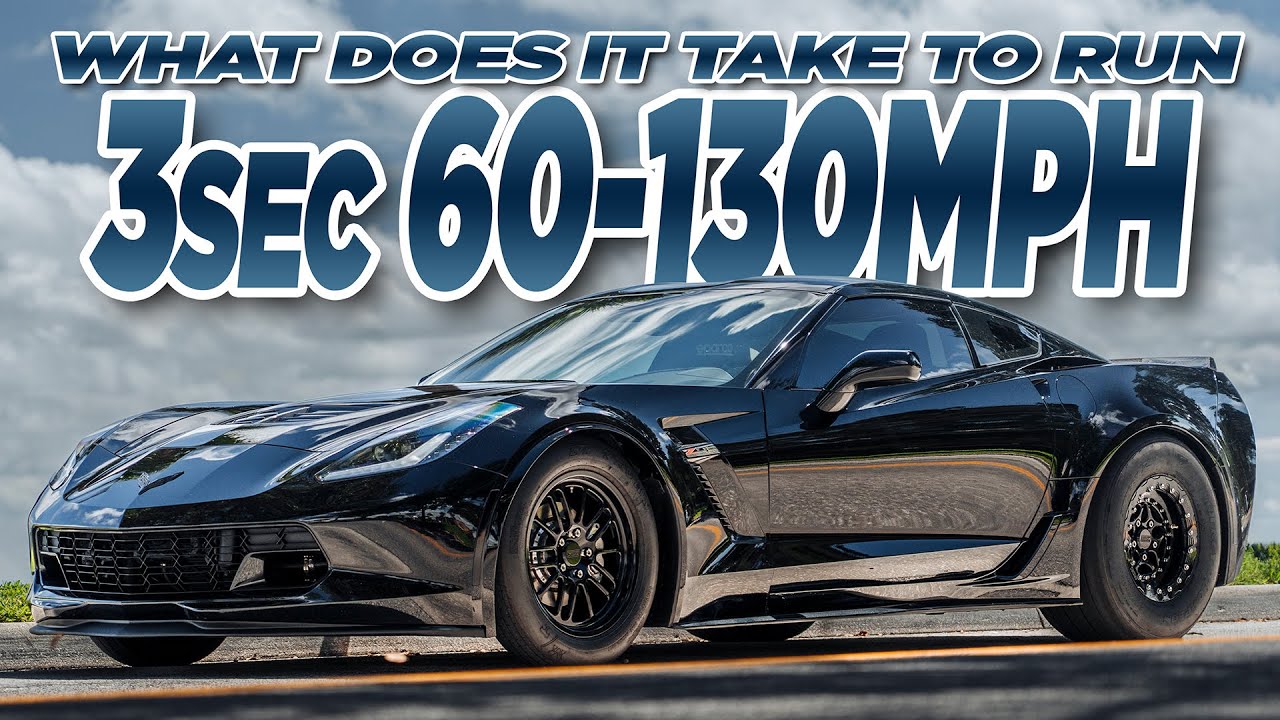 C7 Z06 3 Sec 60-130MPH on ASPHALT! (What Does it Take to Run 3's ...