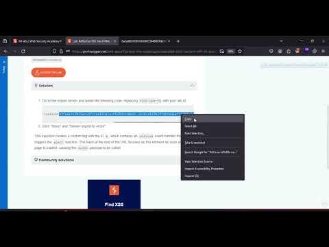 XSS-Lab 15: Reflected XSS into HTML context with all tags blocked except custom ones (In Bangla ...