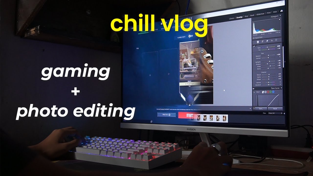 Chill Vlog | Gaming | Photo Editing - YouTube