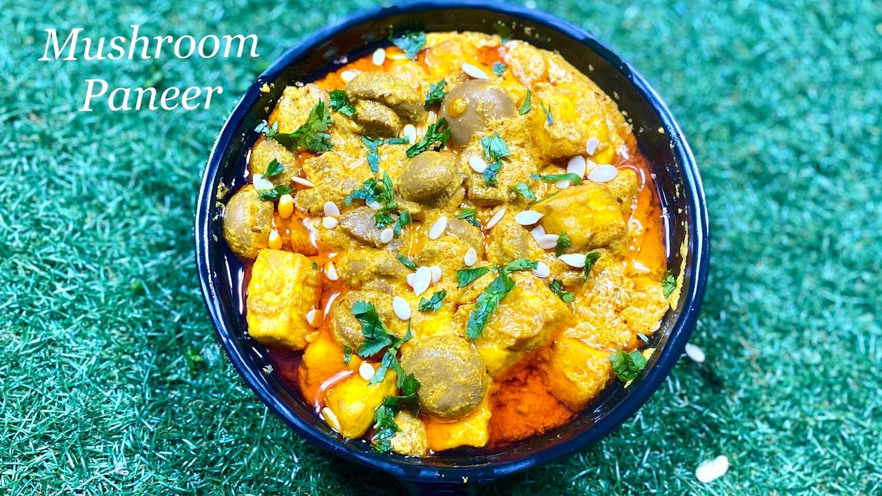 Mushroom Paneer || Kashmiri wazwaan dish|| Mushroom Tchaman|| paneer ...