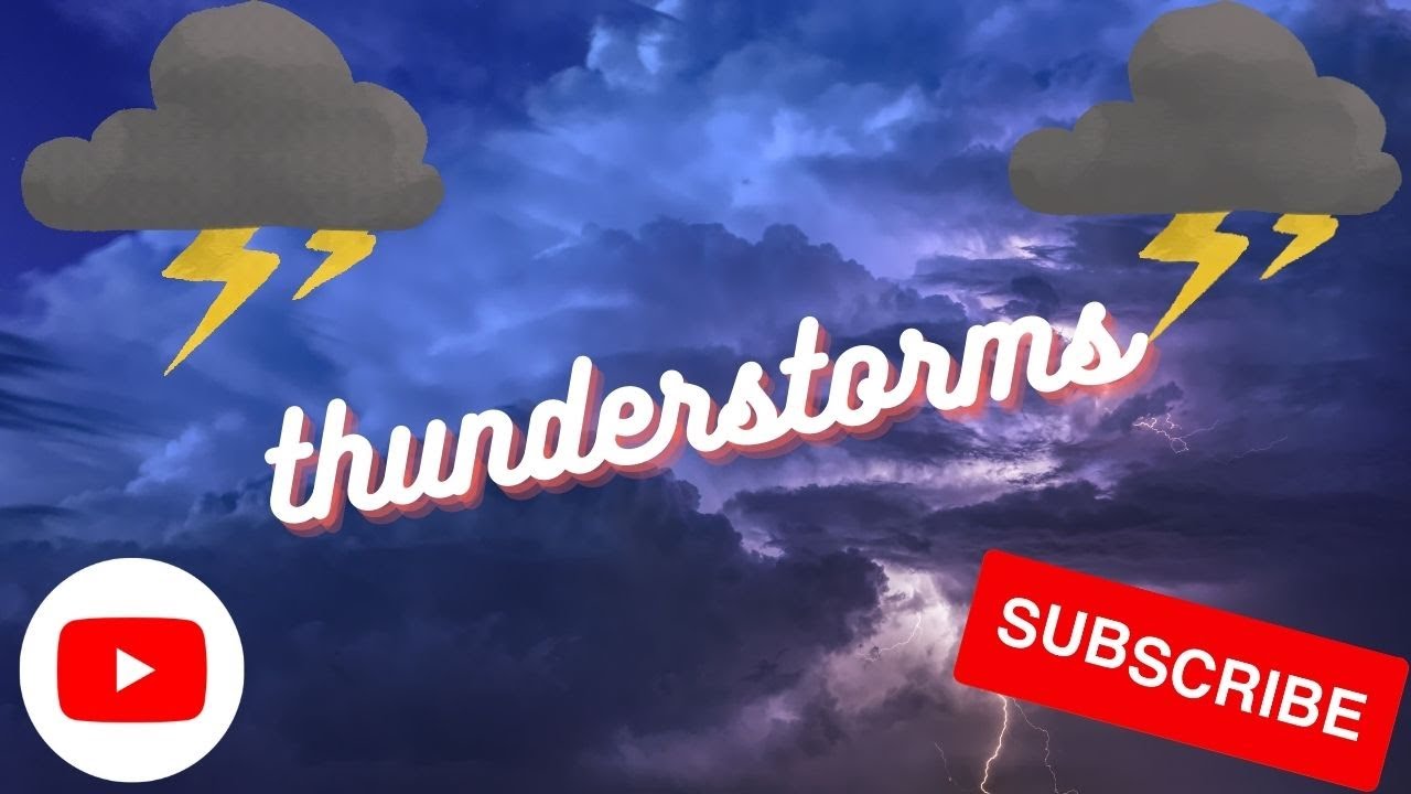calming relaxing sounds, relaxing rain and thunderstorms sound - YouTube