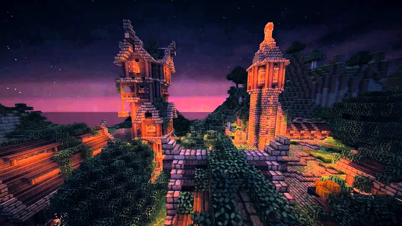 Rustic Village - Creations - Minecraft - YouTube