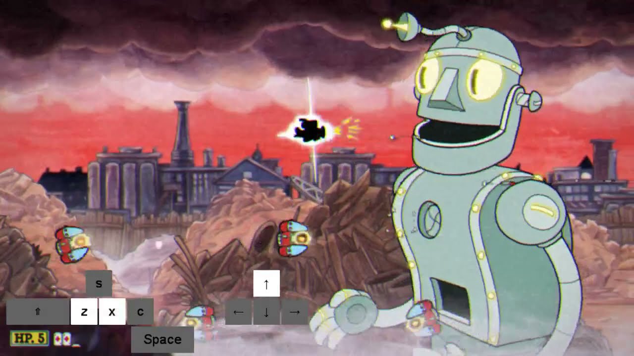 Cuphead "Master Quest" mod: Dr. Kahl's Robot - YouTube