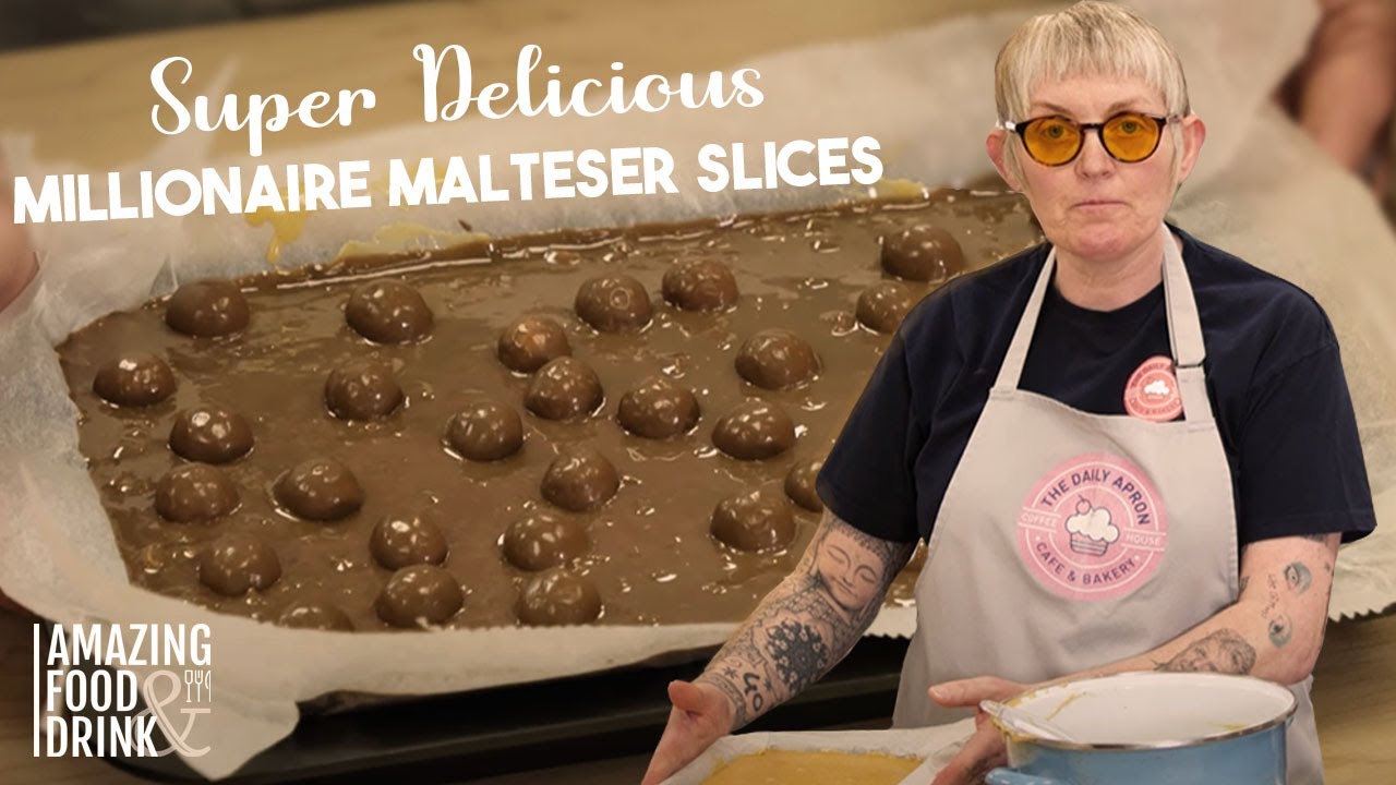 Millionaire Malteser Slices | The Daily Apron | Millionaire's ...