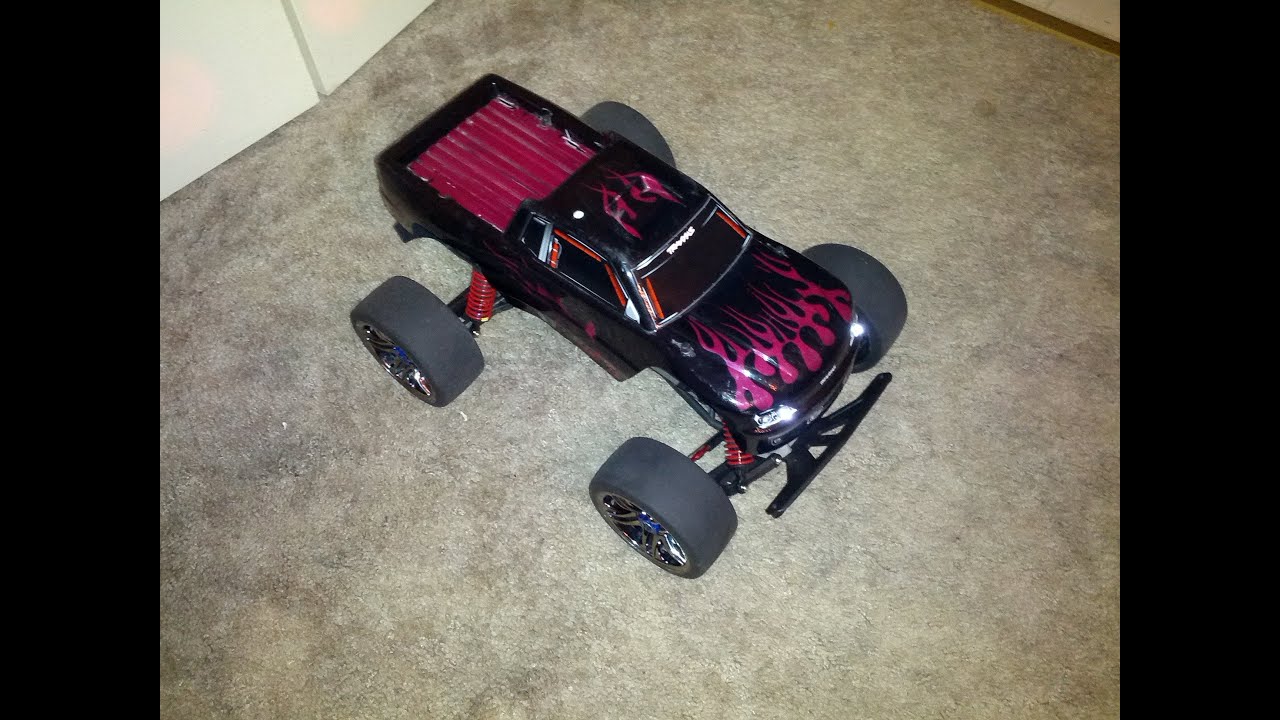 WIFEY'S WORLD'S FIRST 100MPH STAMPEDE-Set-up - YouTube