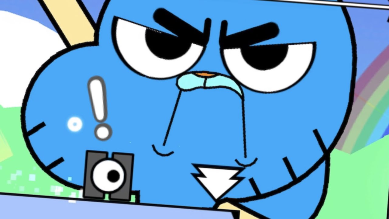 Gumball FINALLY meets Geometry Dash! | GumBaLl by SaturnCube | - YouTube