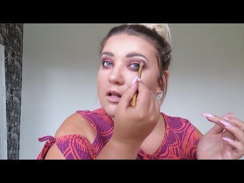 Pinky/Red Eye Makeup Tutorial - YouTube