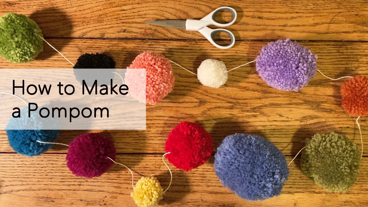 How to Make a Pompom - YouTube
