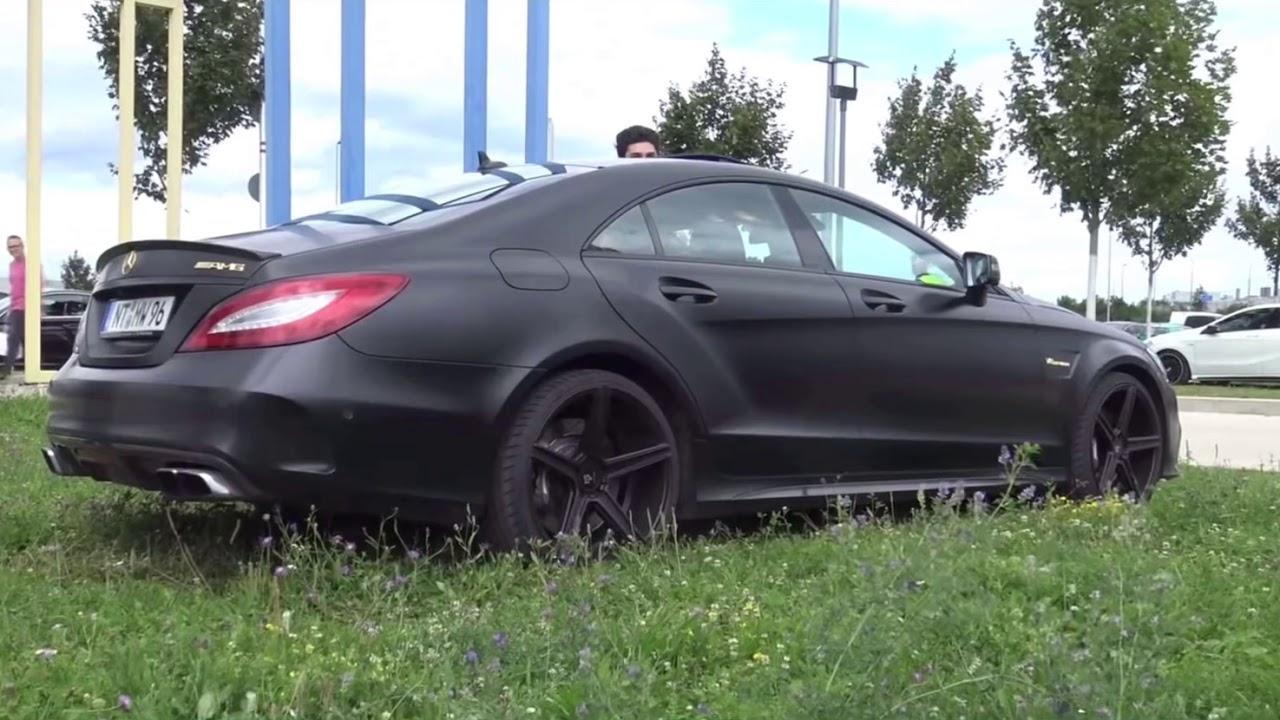Mercedes benz cls 63 drift - YouTube
