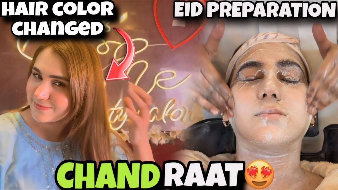 CHAND RAAT / HAIR COLOUR CHANGE / EID SHOPPING - YouTube