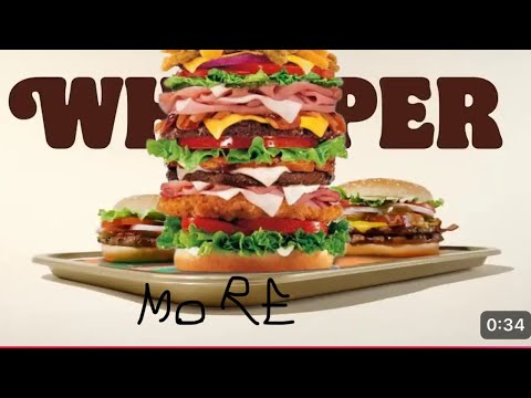Whopper Whopper Ad but There's WAY Too Many More Toppings - YouTube