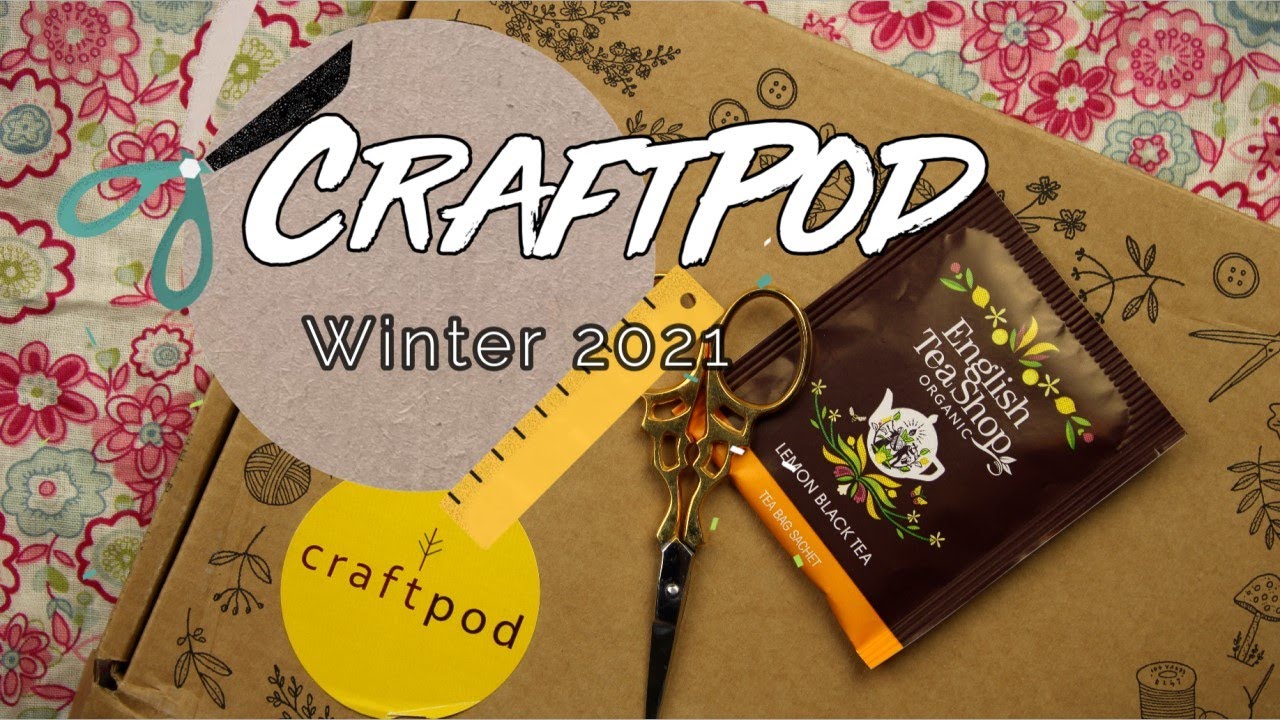 Craftpod Winter 2021 unboxing...UK Embroidery subscription box - YouTube