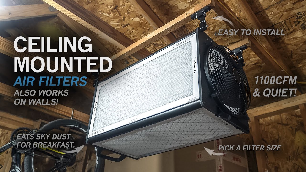 Ceiling & Wall Mounted Air Filter Kits - YouTube