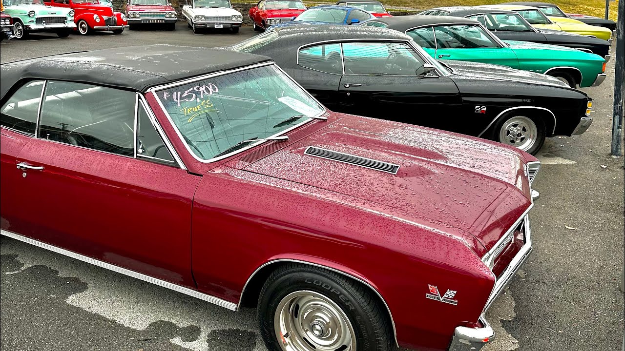 Front Row of Chevelles Maple Motors Lets Talk About Them Muscle Cars ...