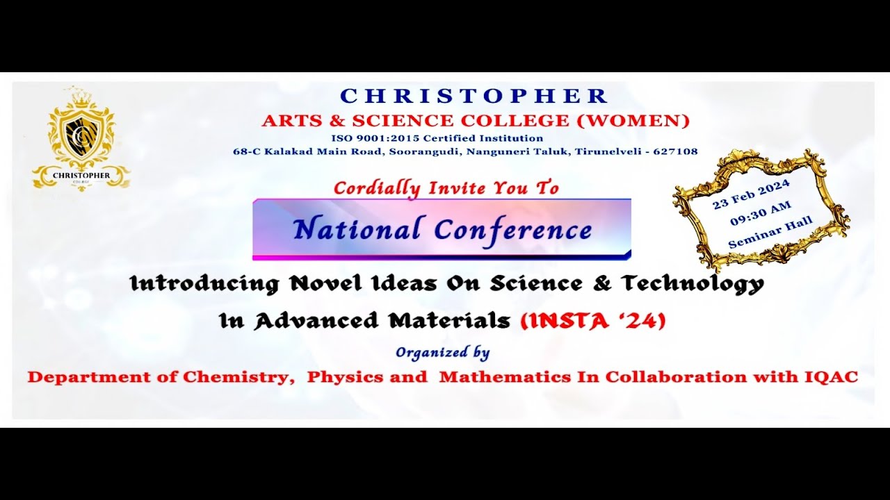 National Conference - INSTA '24 - YouTube