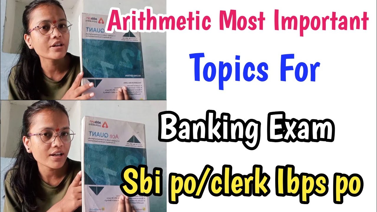 Arithmetic Most Important Topics for bank Exam #bank #sbipo #ibpspo # ...