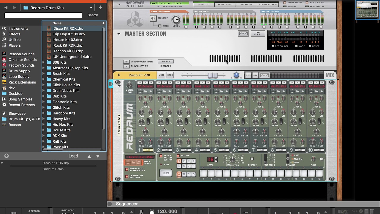 How to route drum instruments in Kong and Redrum to their own mix channels (Reason 10) - YouTube