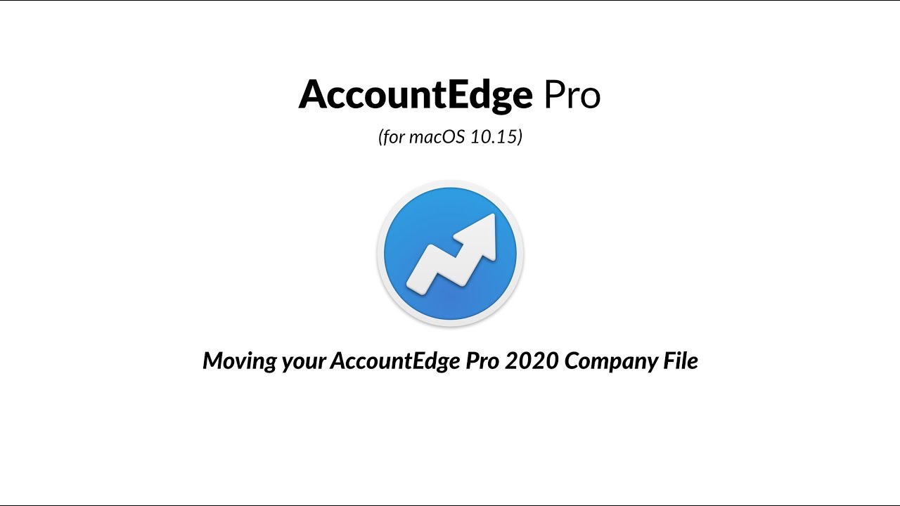 Moving your AccountEdge Pro company file - YouTube