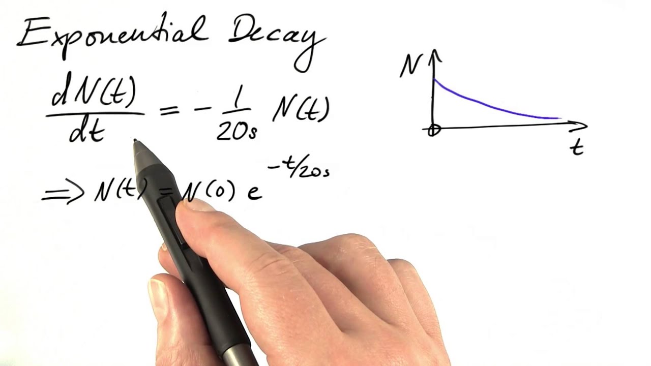 Exponential Decay - Differential Equations in Action - YouTube