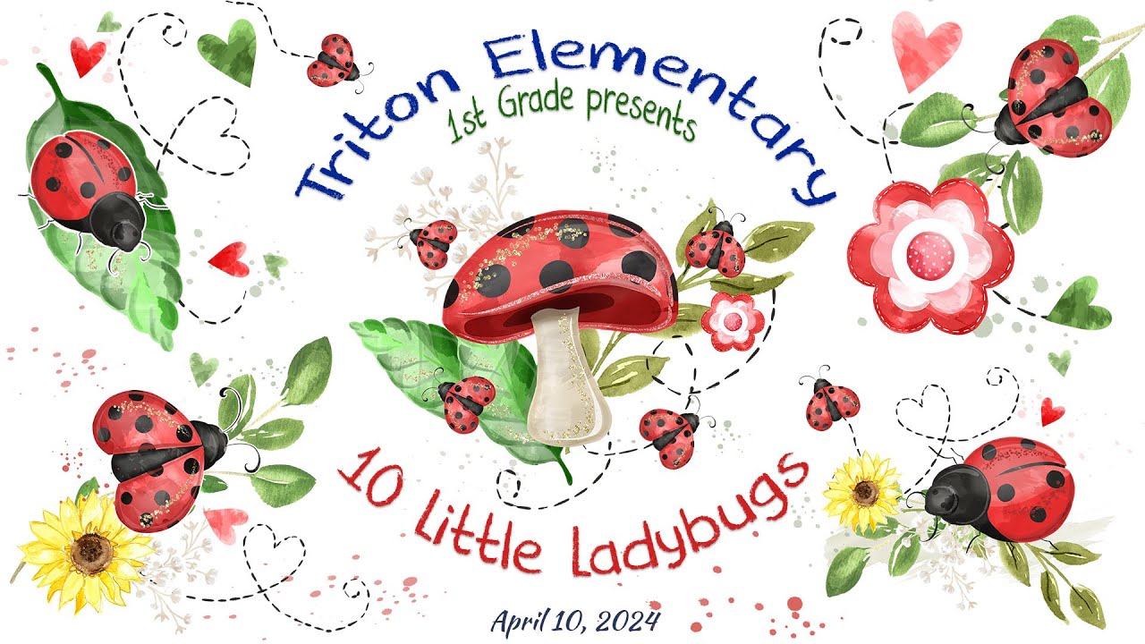 Triton 1st Grade Presents 'Ten Little Ladybugs' 🎶 4-10-2024 LIVE - YouTube