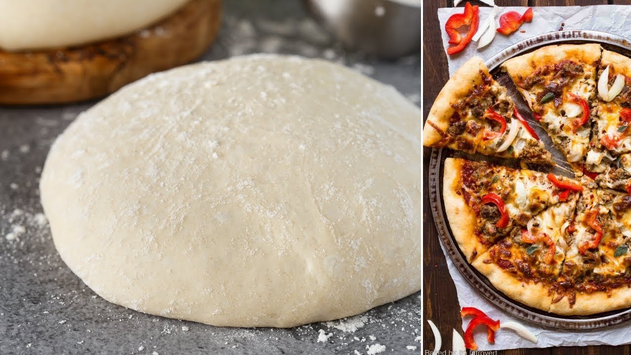 How to Make Homemade Pizza Dough - YouTube