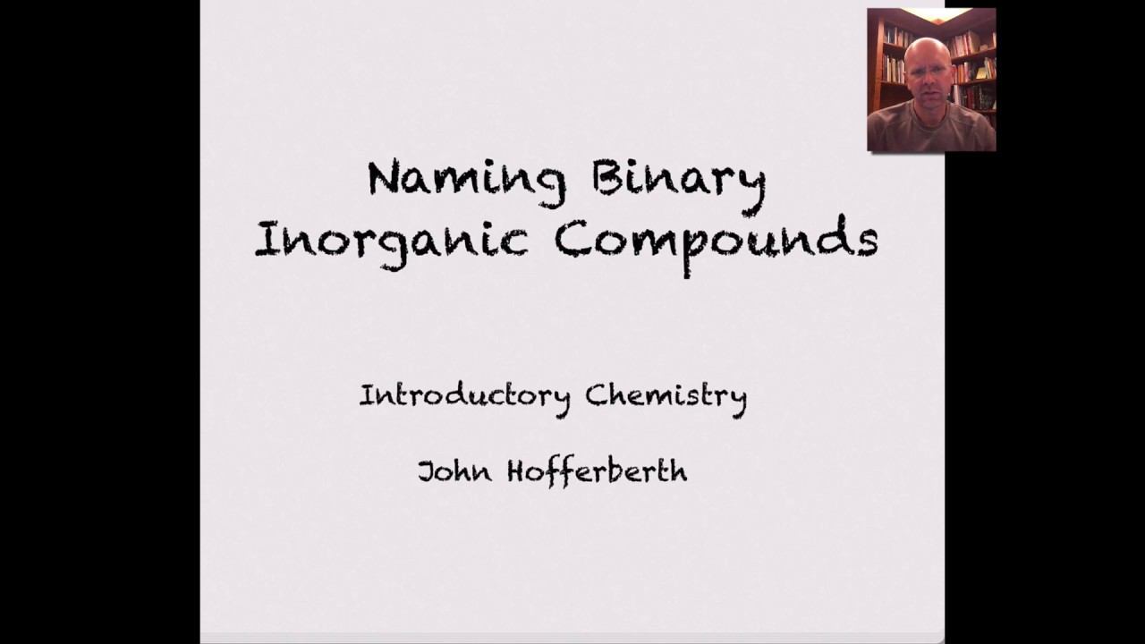 Naming Binary Inorganic Compounds - Introductory Chemistry with Dr. H ...