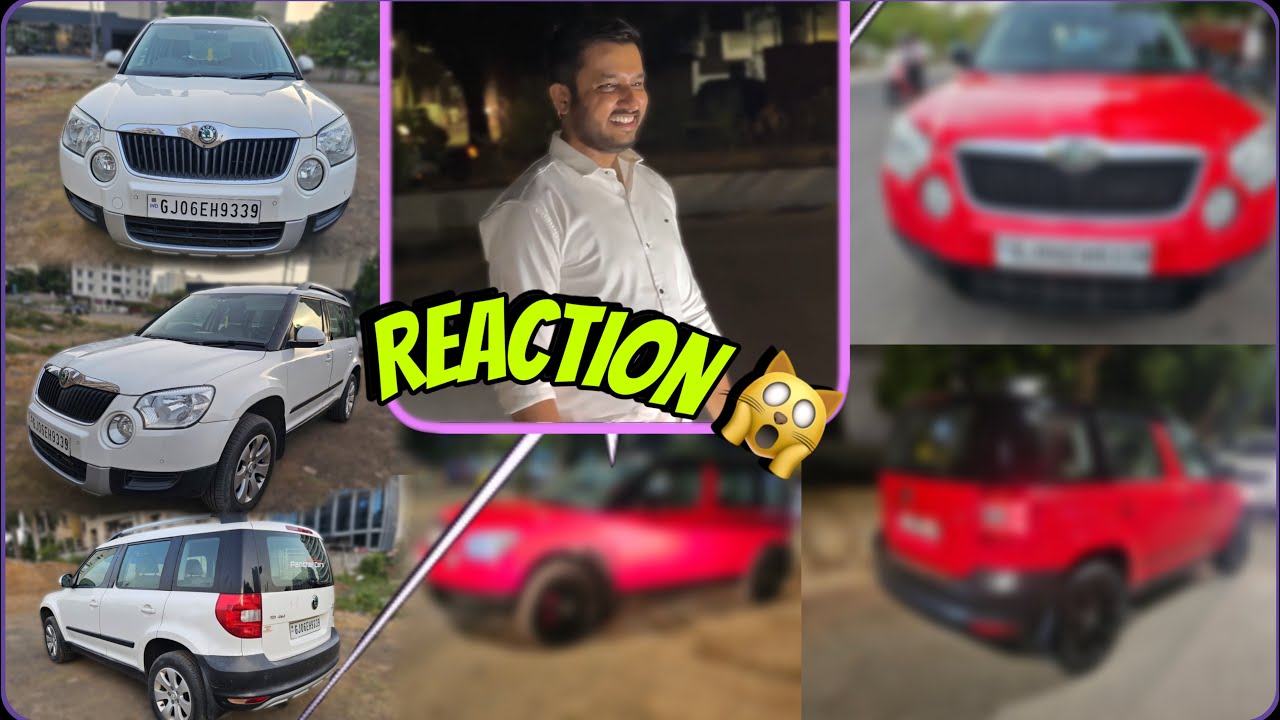 Customer Reaction on his Custom Painted Skoda Yeti 😍 Modified Skoda ...