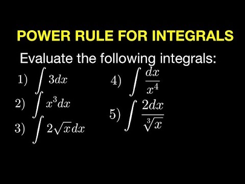 Power Rule for Integrals Part 3 - YouTube