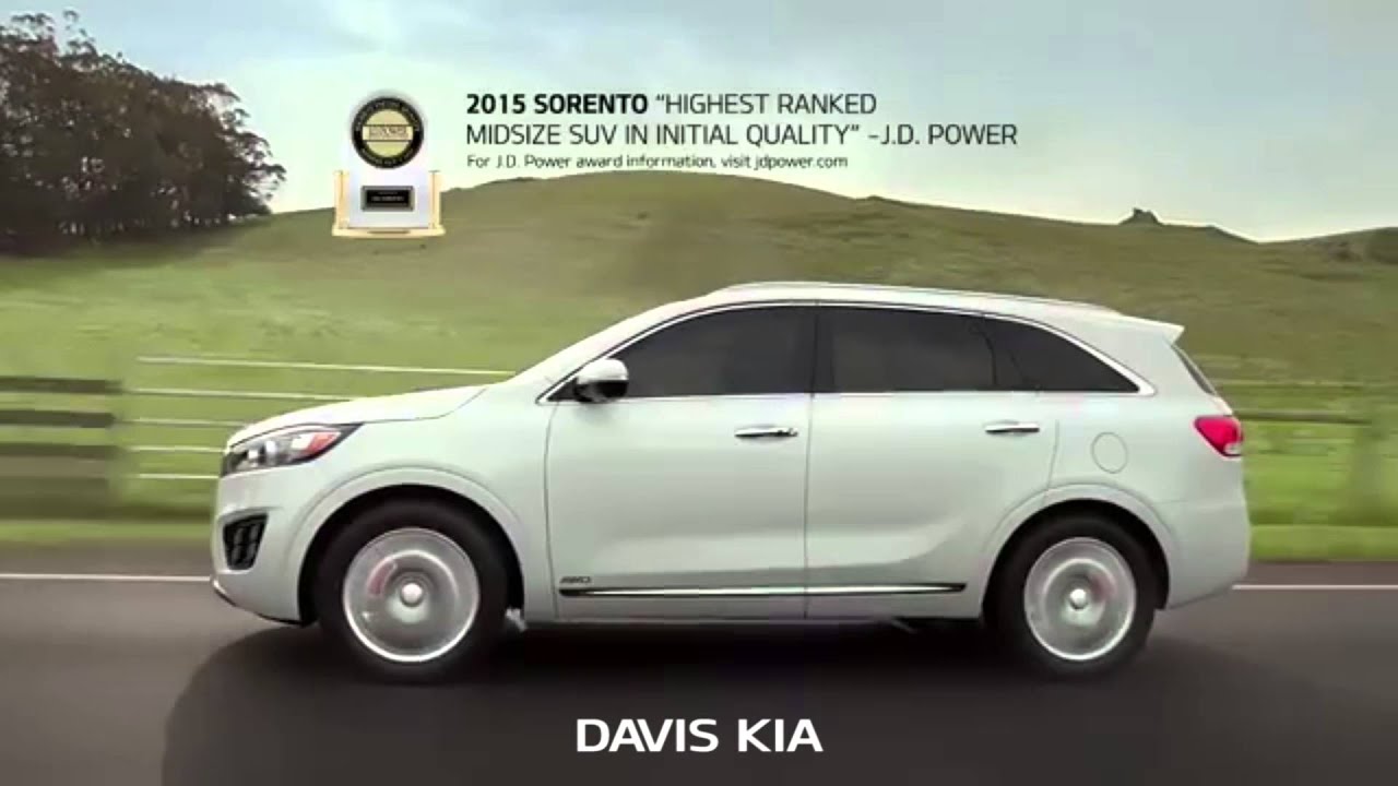 Davis Kia | 2016 Kia Sorento Rugged, Refined, Reliable - YouTube