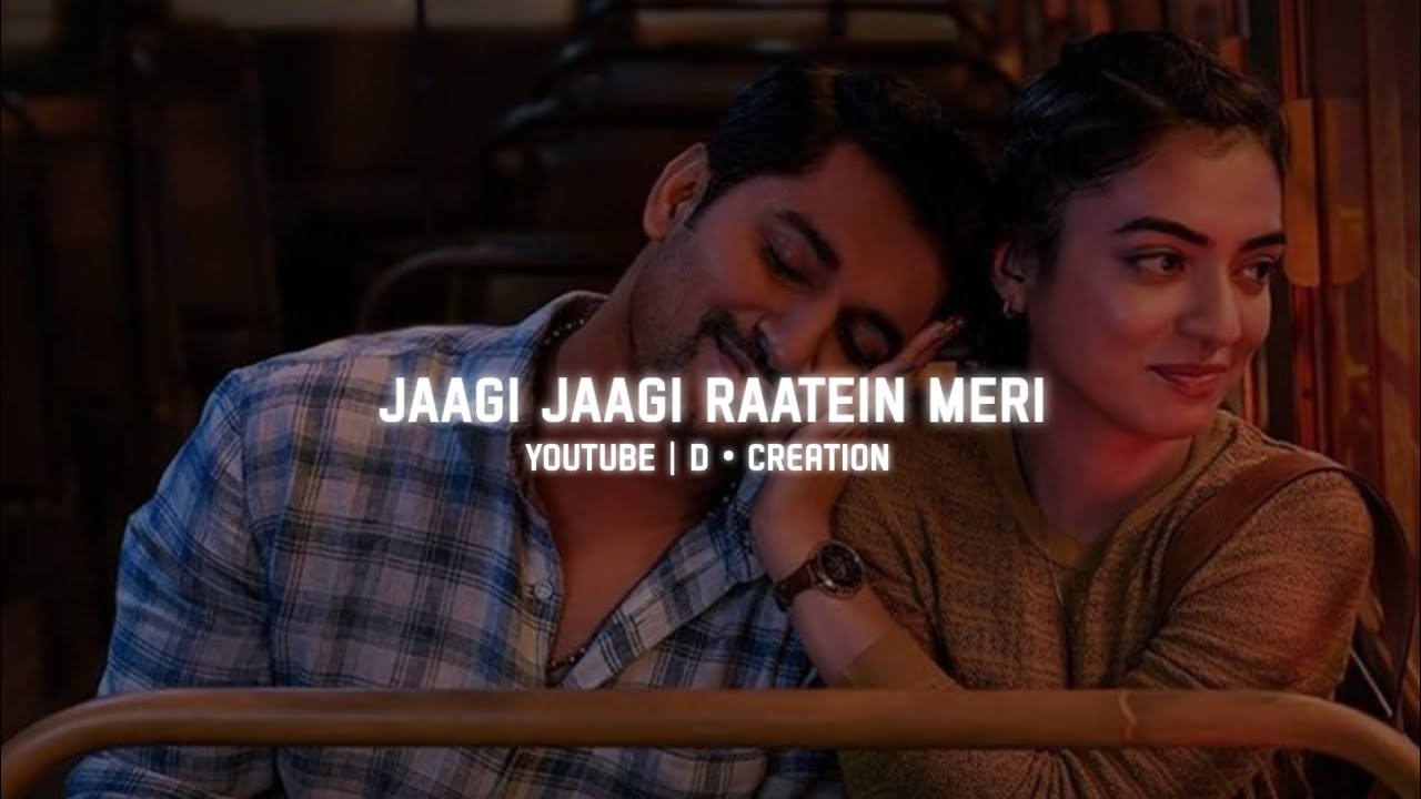 Jaagi jaagi raatein meri 🌙🖤 | Atif Aslam | Lyrics video status - YouTube