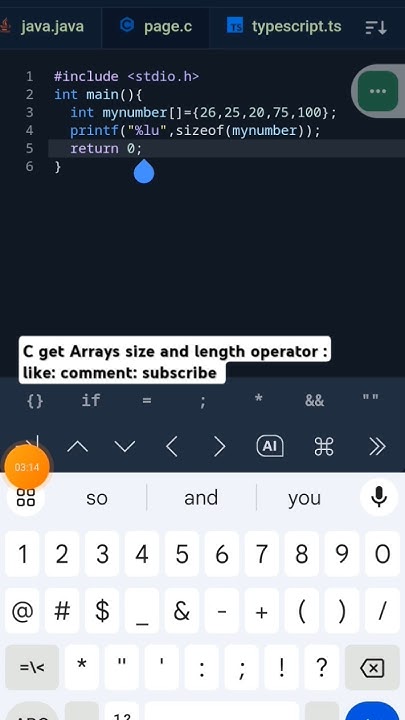 C get Arrays or length operator #shorts #c#get#array #length #operator #int #main #printf # ...