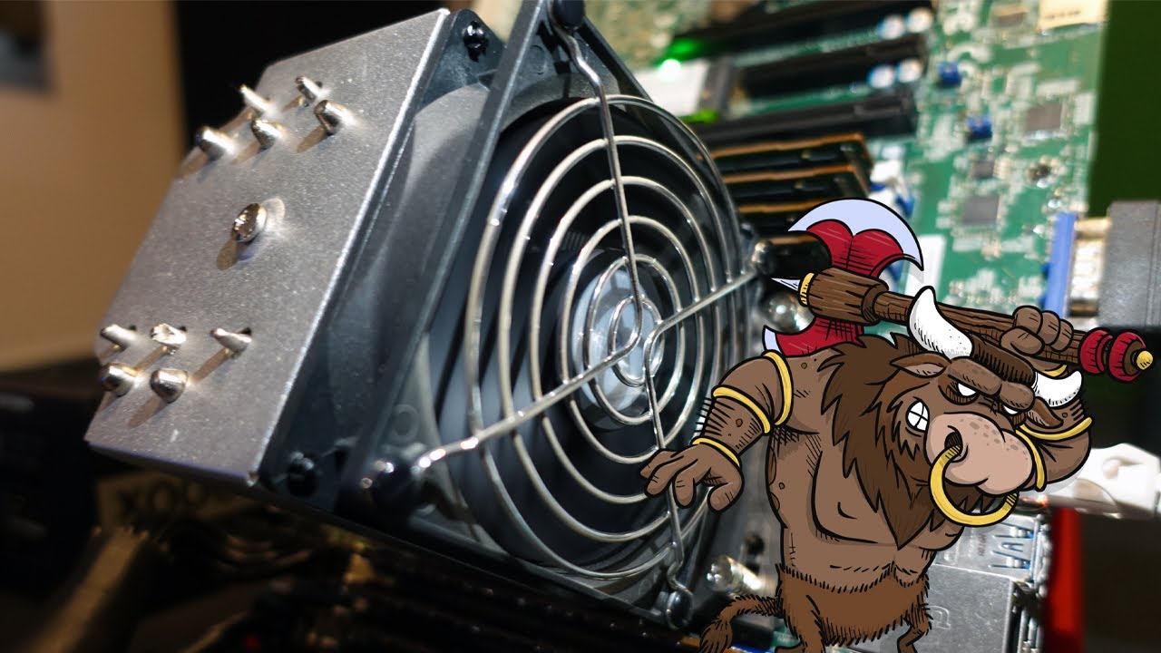 Cartoon In Computering Power Supply