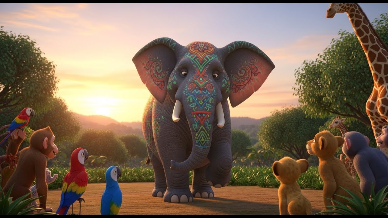 The Elephant Who Loved Dancing 🐘💃 | Fun Dance & Movement Song for Kids ...