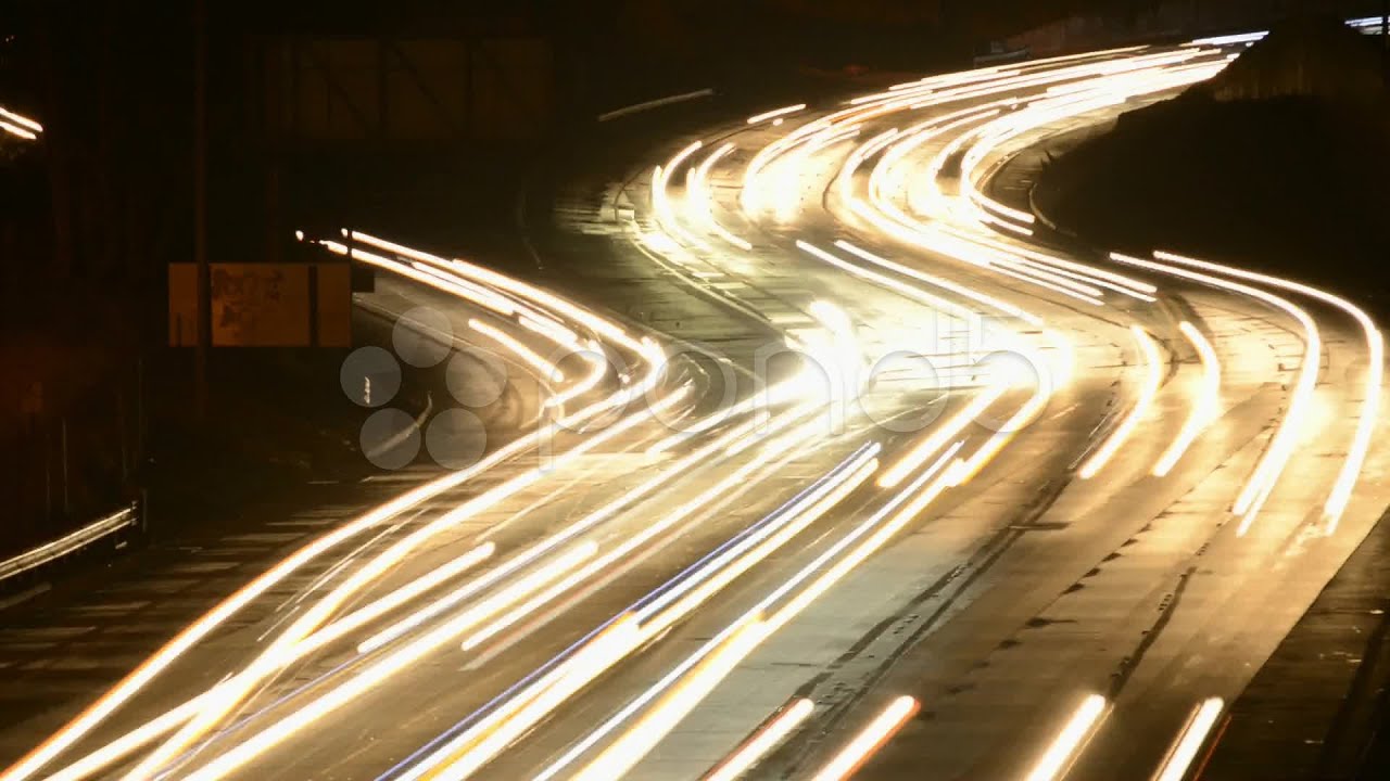 Time Lapse of Busy Freeway at Night. Stock Footage - YouTube