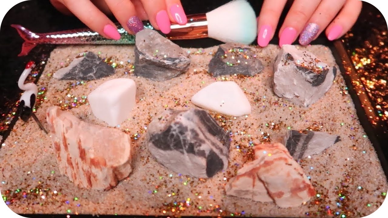 ASMR Zen Garden Relaxation ☯️ Sand Raking, Tingly Crinkles, Tapping ...