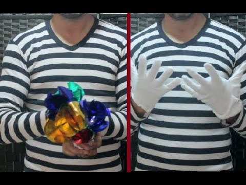 Glove to Flowers Magic Trick! - YouTube