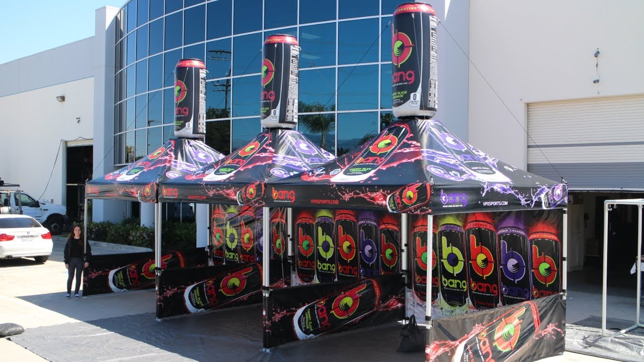 Pop Up Canopy with Inflatable - YouTube