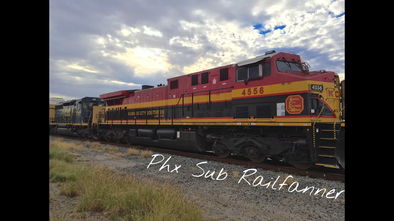 [HD] All Foreign Consist on the Union Pacific Phoenix Sub. in Arizona ...
