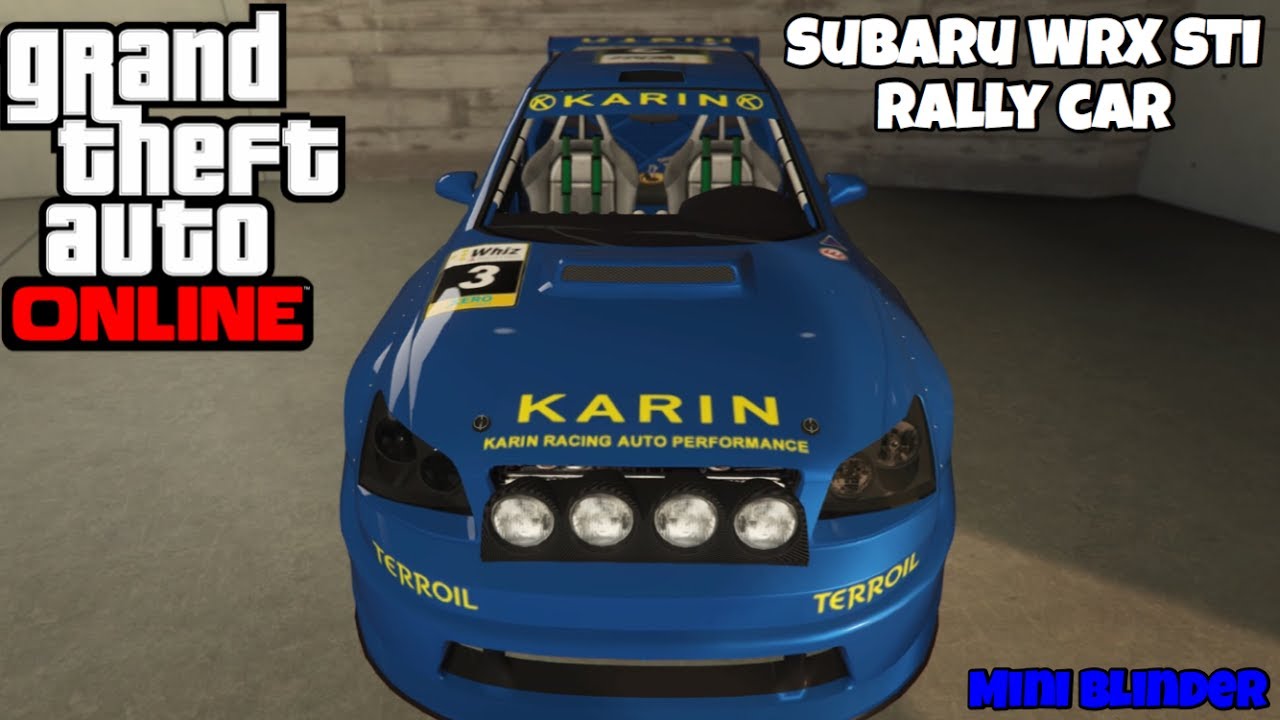 Grand Theft Auto V: How To Make Subaru WRX STI Rally Car - YouTube