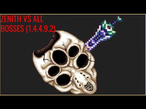 Terraria 1.4.4.9.2 Zenith VS All Bosses (Legendary Mode) - YouTube