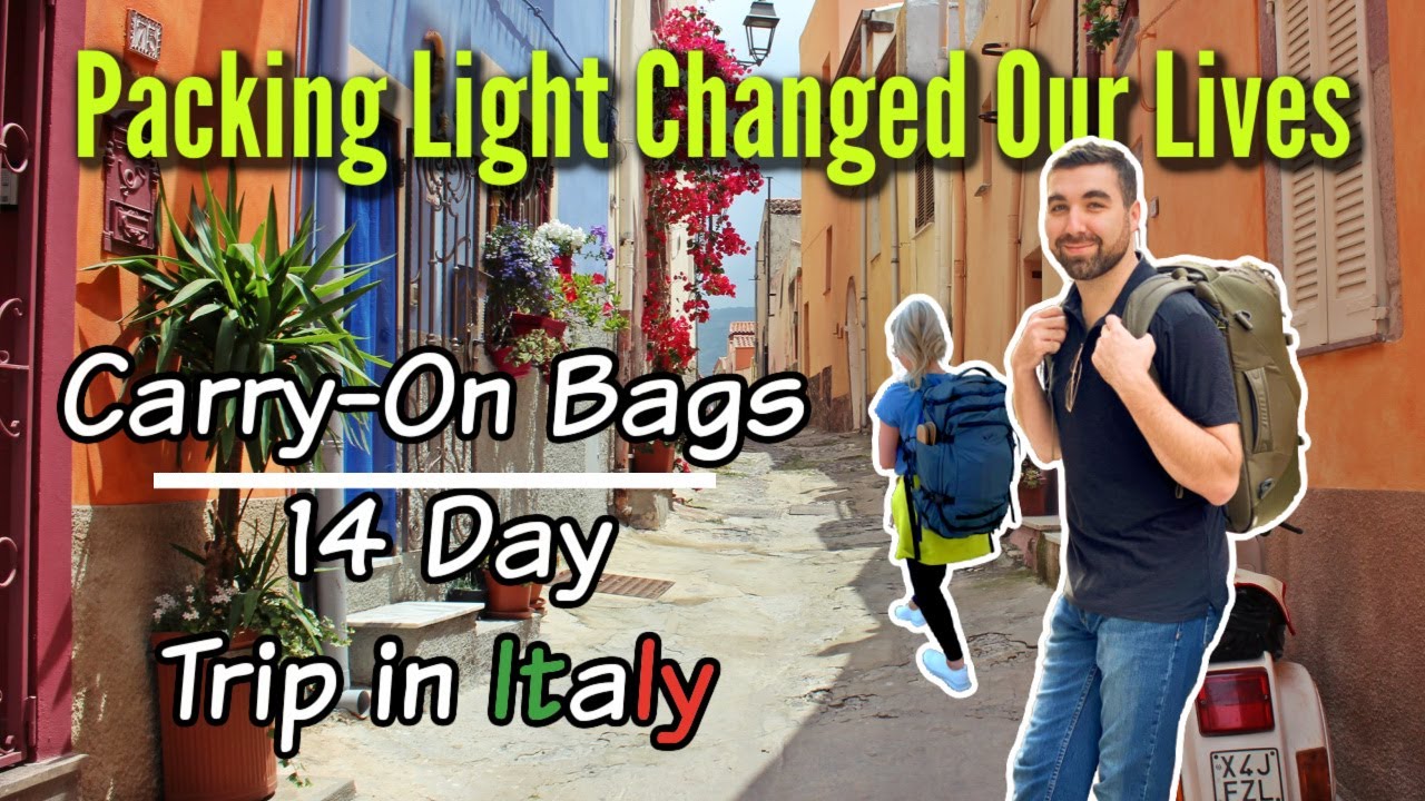 HOW PACKING LIGHT CHANGED OUR LIVES | 2 WEEKS IN A CARRY-ON - YouTube