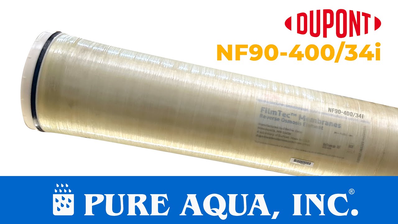 La membrana NF90-400 34i de DuPont | www.pureaqua.com - YouTube
