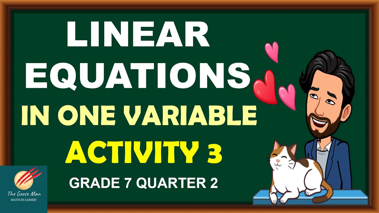 Solving Linear Equations in One Variable Using APE and MPE Properties ...