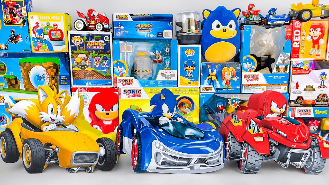 Unboxing Sonic The Hedgehog Toys Collection | Sonic & Knuckles Racing ...
