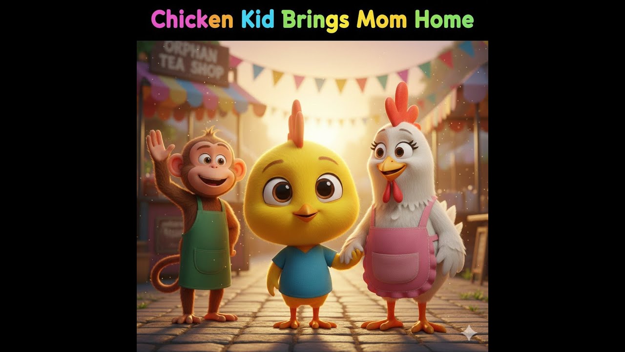 Chicken Kid Brings His Mother Home | Emotional Short Story | Monkey ...