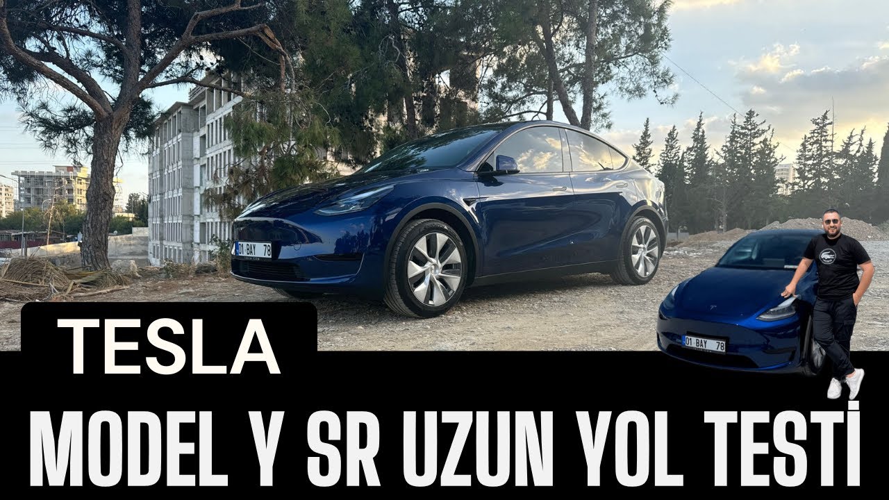 TESLA MODEL Y SR Uzun Yol Testi - YouTube