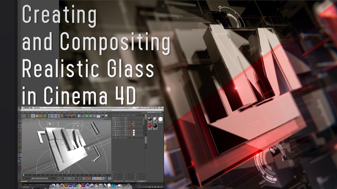Breakdown - Realistic Glass Effect Use In Cinema-4D {MAQ TUTORIAL ...